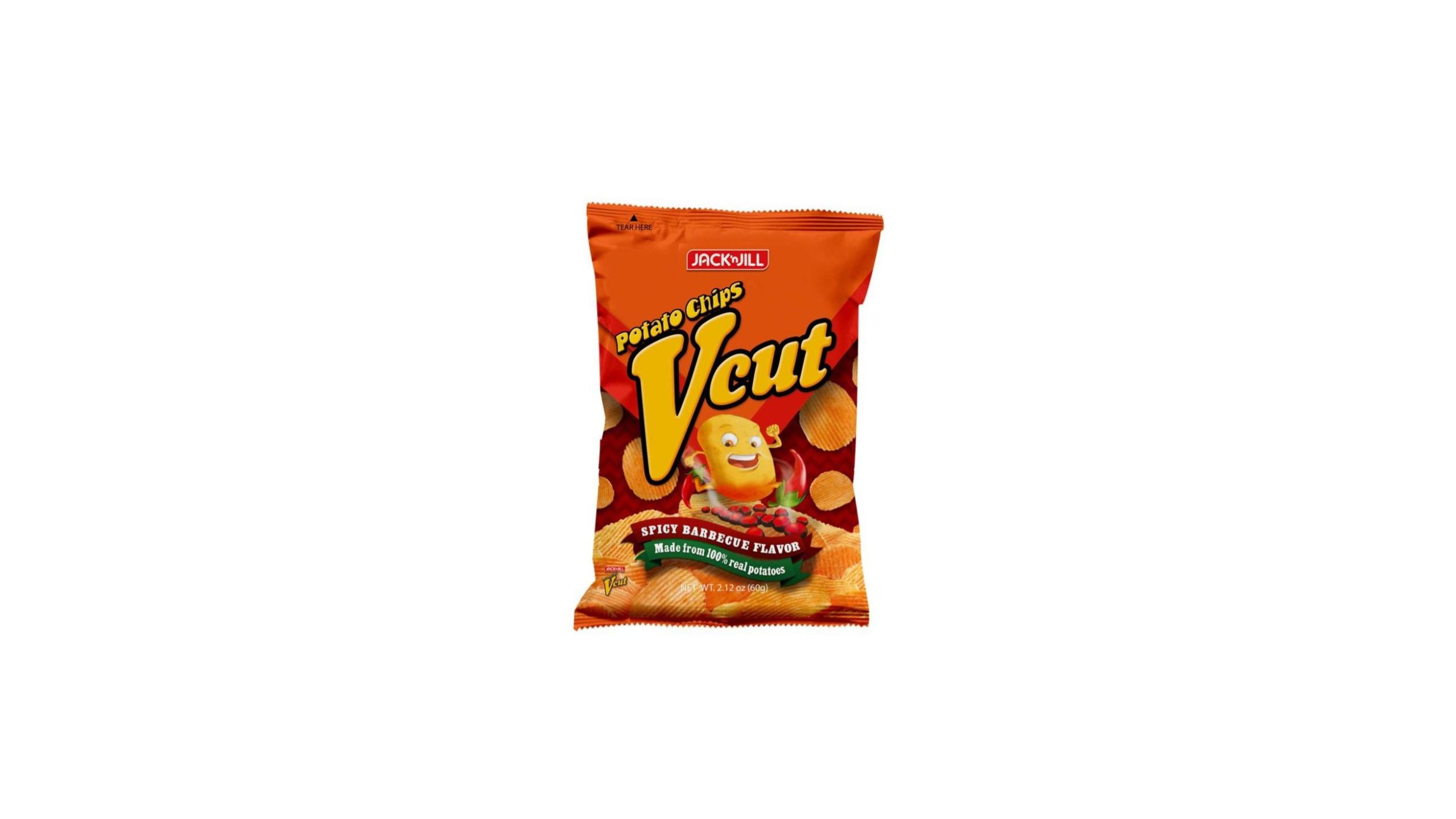 Vcut Potato Chips Spicy Barbecue Flavor 60g delivery in the Philippines ...