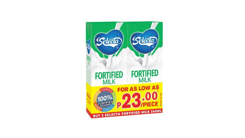 Selecta Fortified Milk 245ML delivery in the Philippines | foodpanda