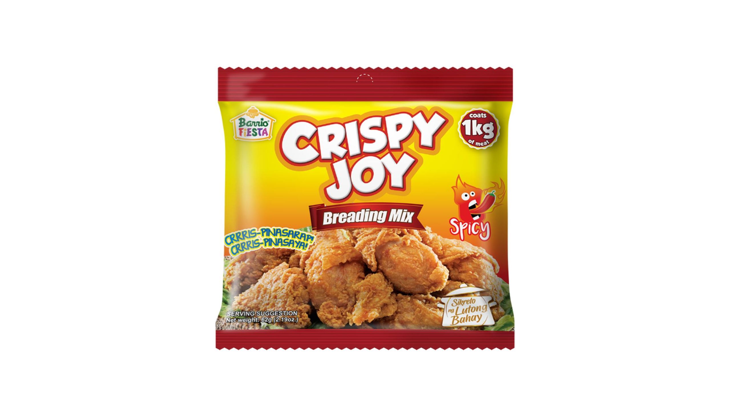 Barrio Fiesta Crispy Joy Spicy 62G delivery in the Philippines | foodpanda