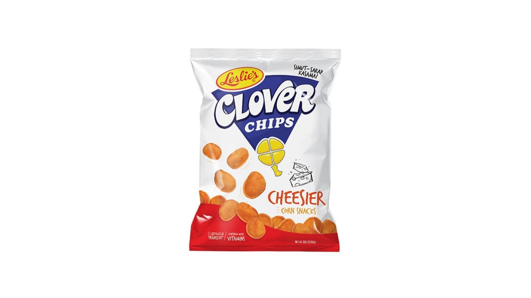 Clover Chips Cheesier Flavor Corn Snacks 85g delivery in the ...