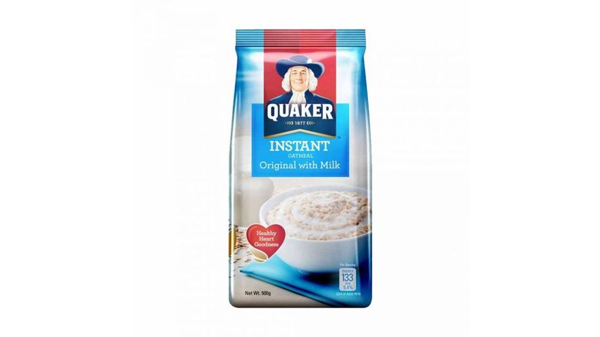 Quaker Instant Oatmeal Original With Milk 500G delivery in the Philippines | foodpanda
