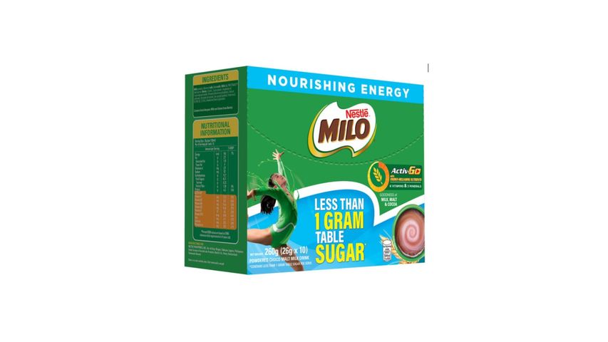 Milo Less Than 1G Table Sugar 26G x 10 delivery in the Philippines ...
