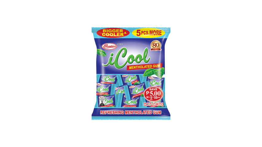 Icool Mentholated Gum 50s delivery in the Philippines | foodpanda