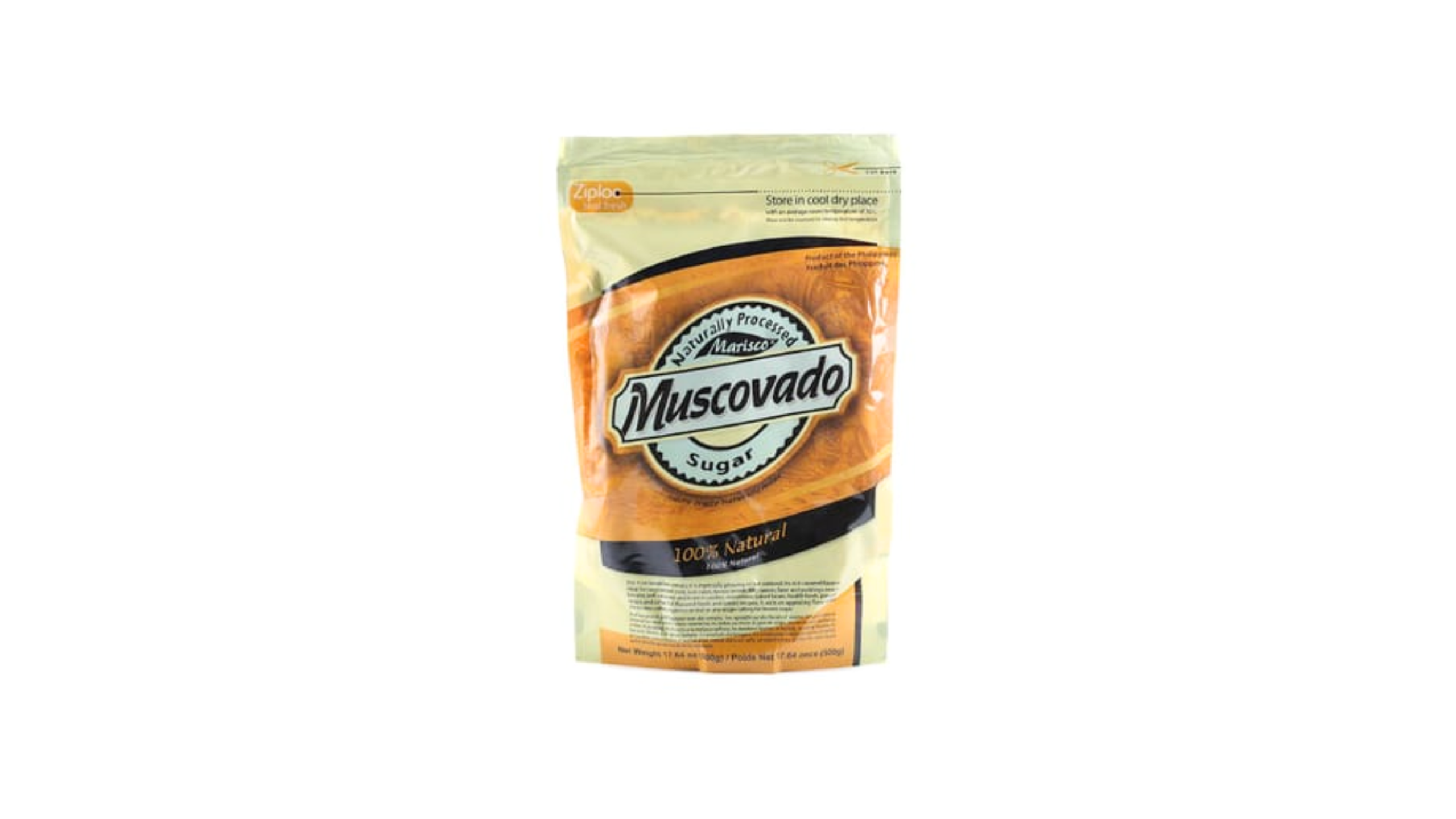 Marisco Muscovado Sugar in Stand Up Pouch with Zip-lock 500g delivery in the Philippines | foodpanda