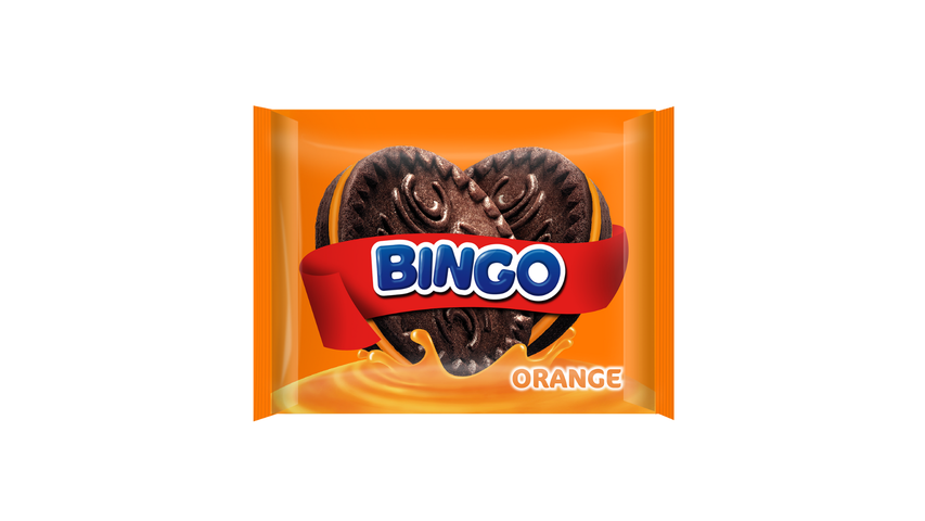 Bingo Orange Cream-Filled Chocolate Sandwich Cookies 28g x 10s delivery ...