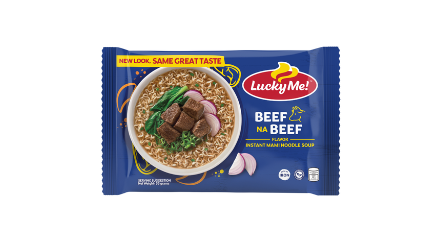 Lucky Me Beef Noodles 55G delivery in the Philippines | foodpanda
