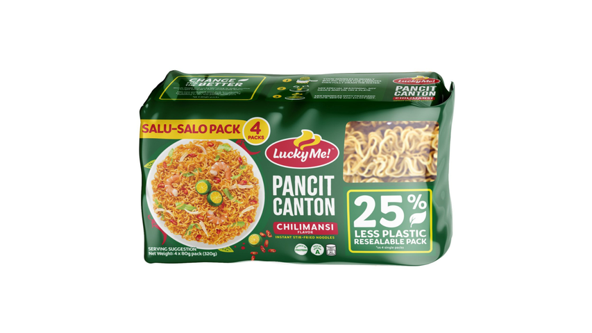 Lucky Me! Pancit Canton Chilimansi (Salu-salo Packet) 4 x 80g delivery ...