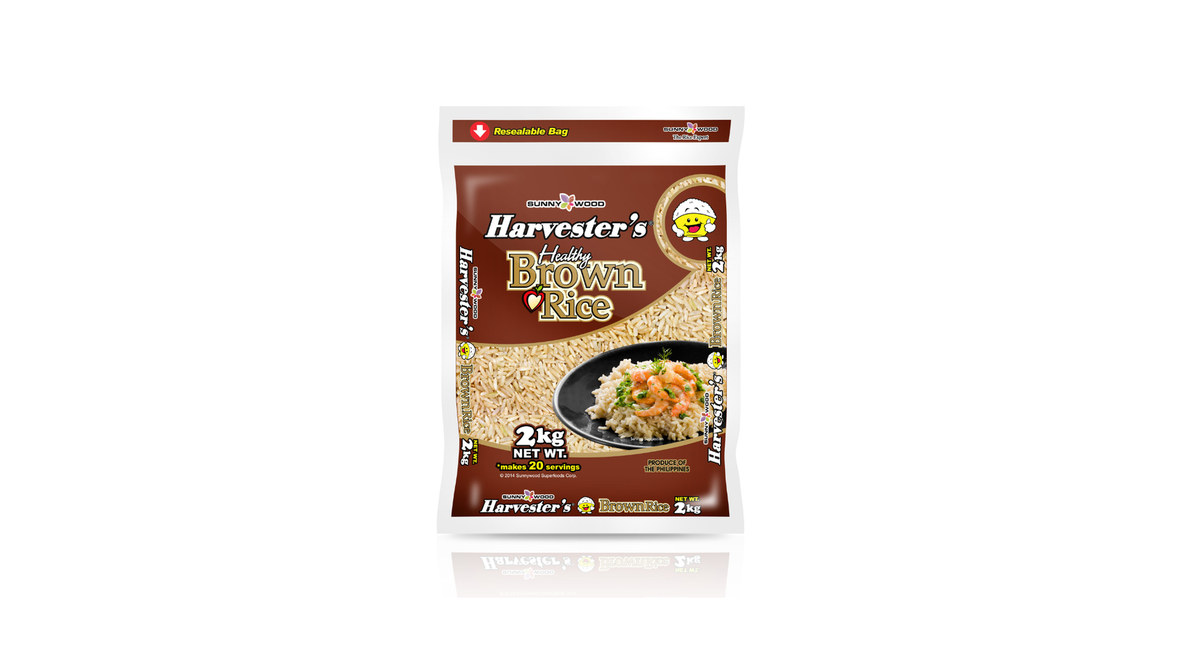 Harvesters Brown Rice 2kg delivery in the Philippines | foodpanda