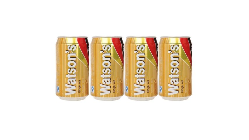 Watson's Ginger Ale 330ml x 4pcs delivery in the Philippines | foodpanda