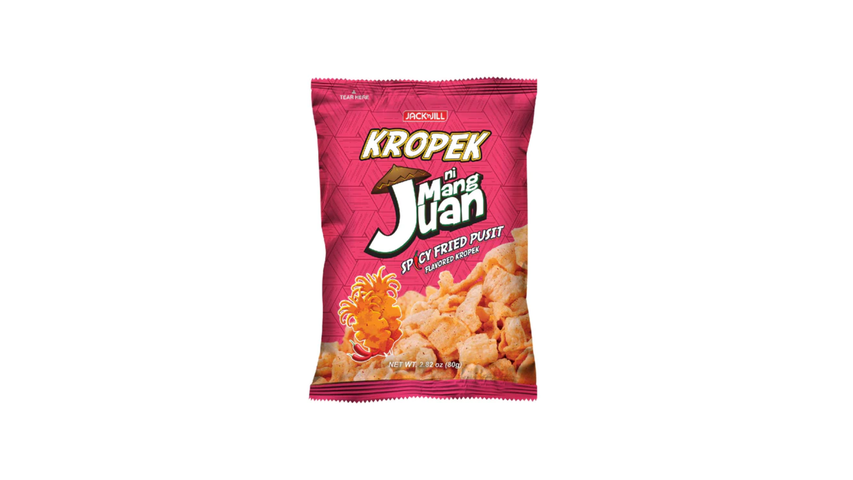 Kropek ni Mang Juan Spicy Fried Squid 80g delivery in the Philippines ...