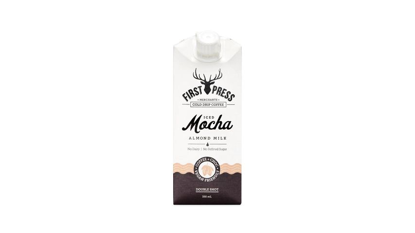 First Press Iced Mocha Almond Milk (No Dairy No Refined Sugar) 350ml ...