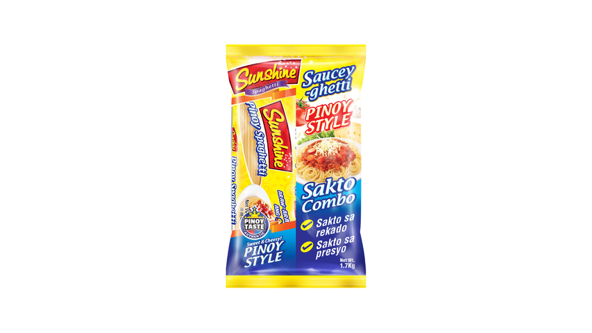 Sunshine Sauceyghetti Pinoy 1.7Kg (Spag 800g + Sauce 900g) delivery in ...