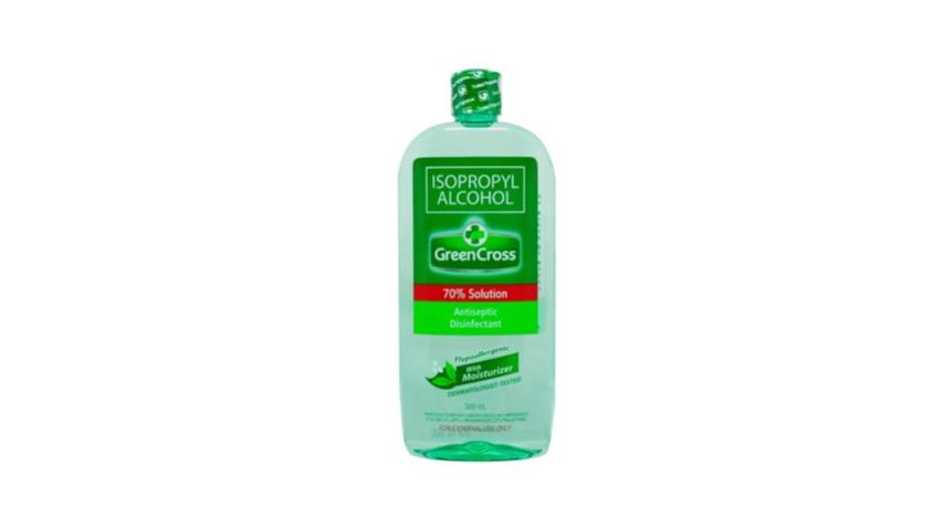 Green Cross Isopropyl Alcohol with Moisturizer 70% 500ML delivery in ...