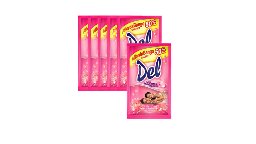 Del Fabric Softener Pink 33ml x 6 delivery in the Philippines | foodpanda