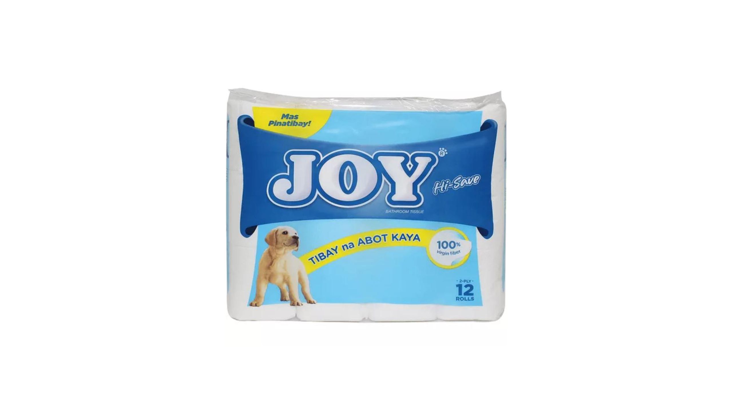 Joy Bathroom Tissue Hi-Save 2-Ply 12S delivery in the Philippines ...