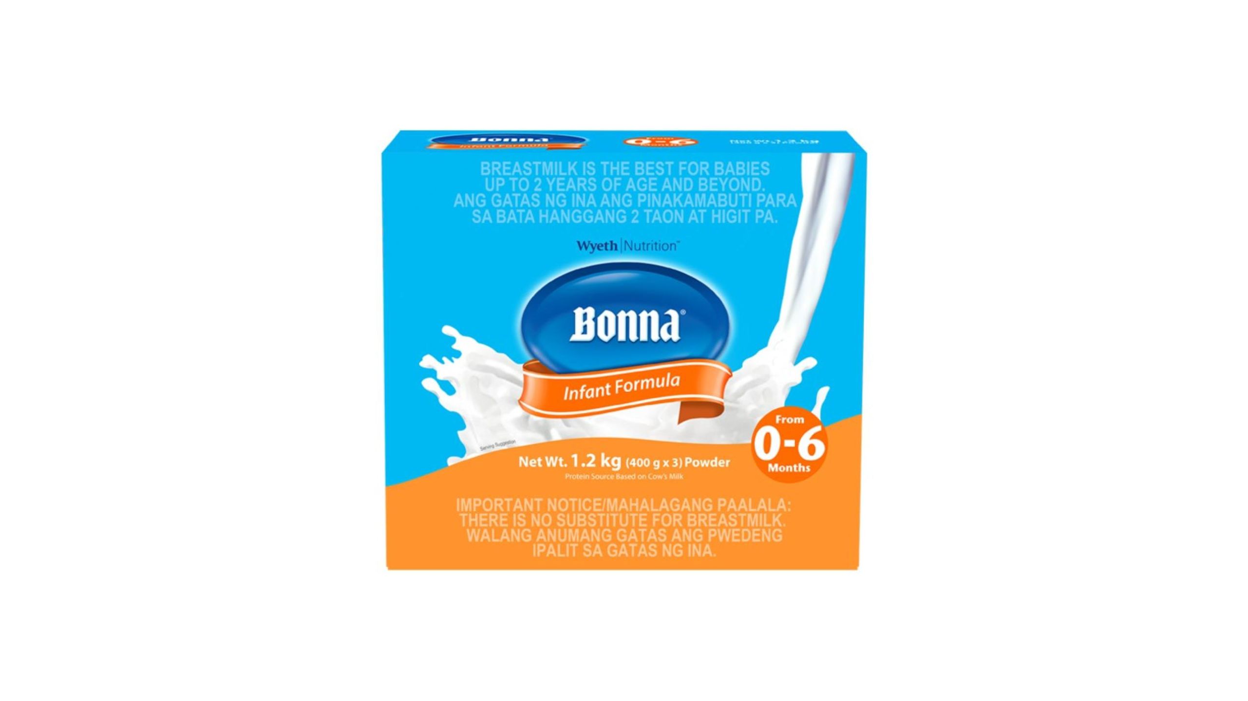 Bonna Infant Milk Box 1.2kg delivery in the Philippines | foodpanda