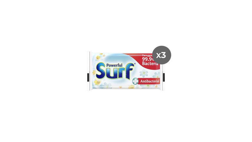 Surf Bar Antibac Long 120G X 3 delivery in the Philippines | foodpanda