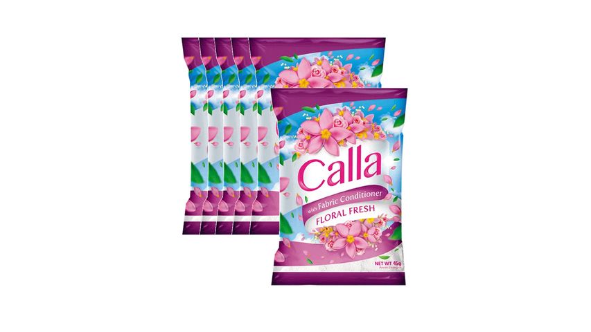 Calla Powder Floral Fresh 45g x 6 delivery in the Philippines | foodpanda