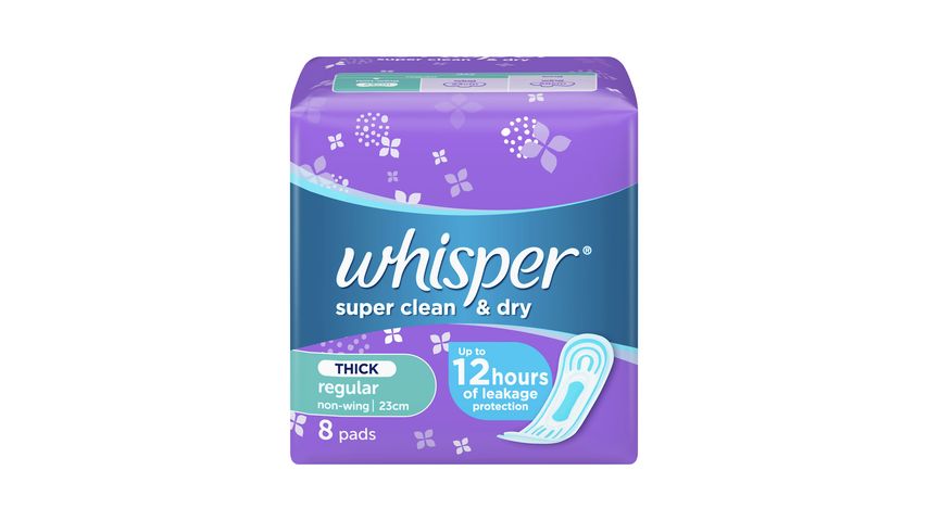 Whisper Regular Flow Dry Non-Wings 8S delivery in the Philippines ...