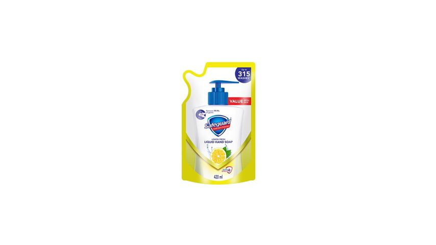 Safeguard Liquid Handsoap Lemon Fresh Refill 420ml Delivery In The