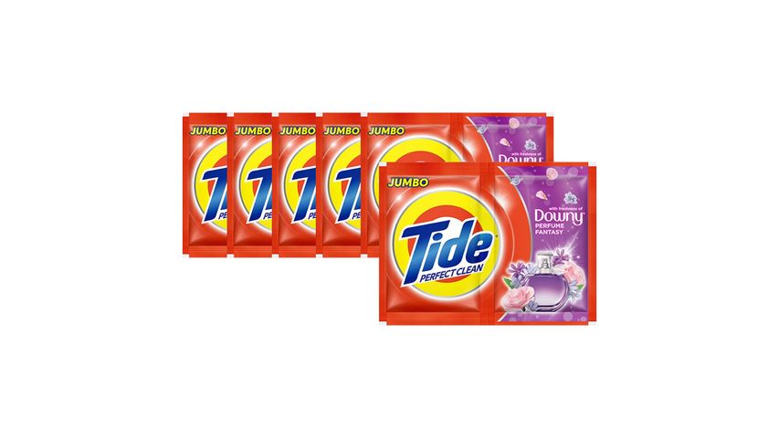 Tide Powder Detergent Perfume Fantasy 72g Sachet x 6 delivery in the ...