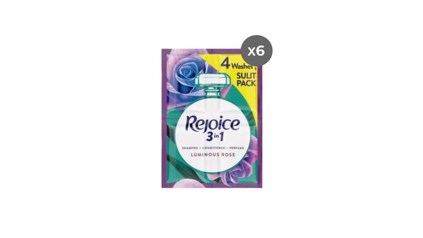Rejoice Shampoo Luminious Rose 16ml X 6 delivery in the Philippines ...