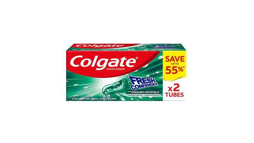Colgate Fresh Confidence Anticavity Toothpaste with Cooling Crystals ...