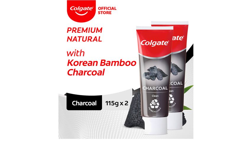 Colgate Charcoal Clean Toothpaste 115g Twin Pack delivery in the ...