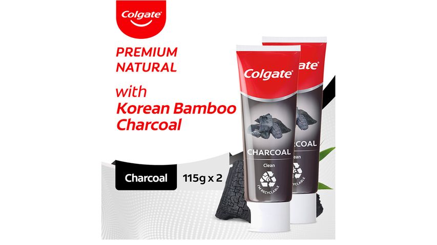 Colgate Charcoal Clean Toothpaste 115g Twin Pack delivery in the ...