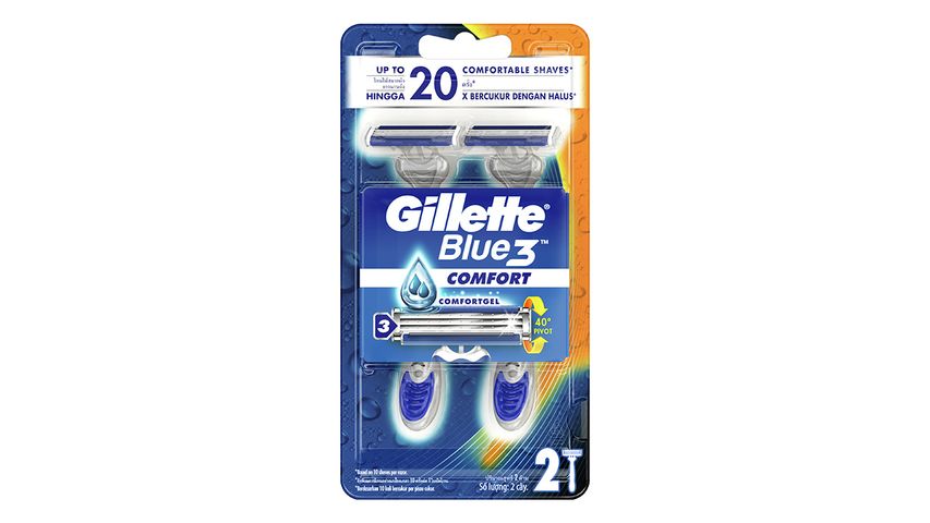 Gillette Blue 3 Comfort Blister Pack 2's delivery in the Philippines ...
