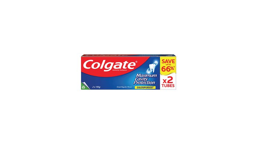 Colgate Twin Pack Maximum Cavity Protection 195G delivery in the ...