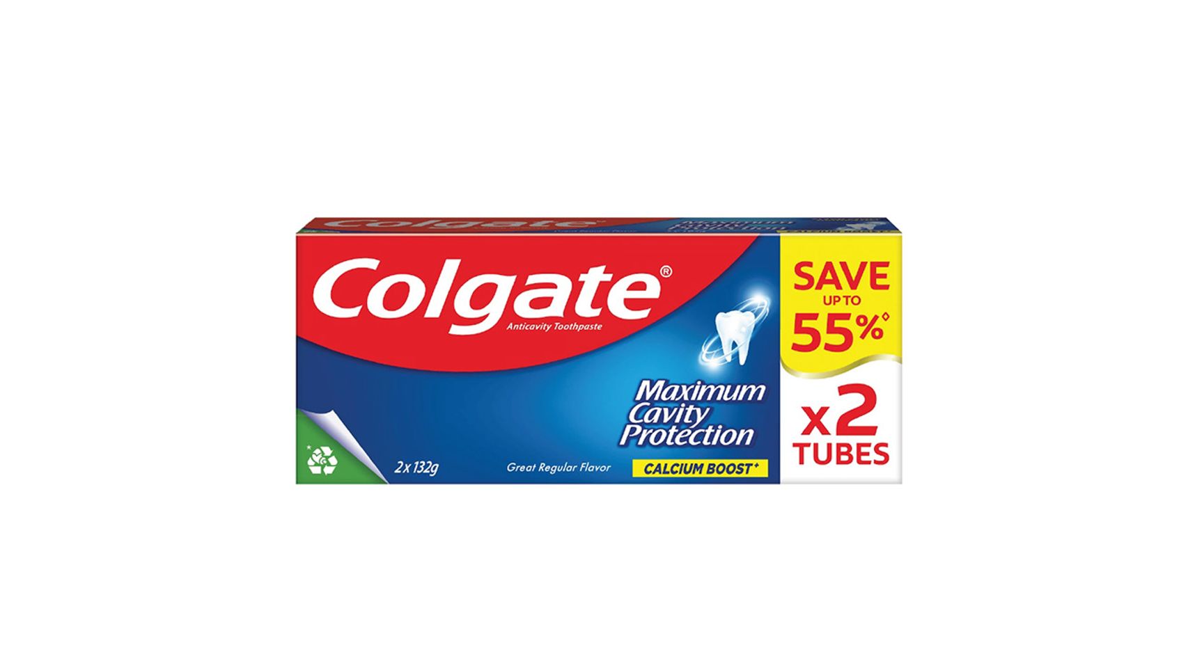 Colgate Maximum Cavity Protection Toothpaste 132g Twin Pack delivery in ...