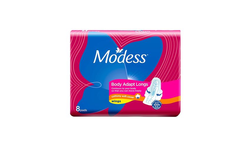 Modess Body Adapy Long Maxi Napkins 8S delivery in the Philippines ...