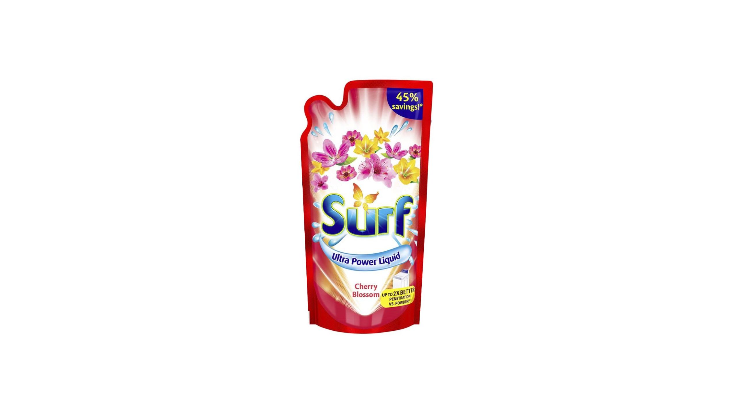 Surf Liquid Detergent Cherry Blossom Pouch 900ML delivery in the ...