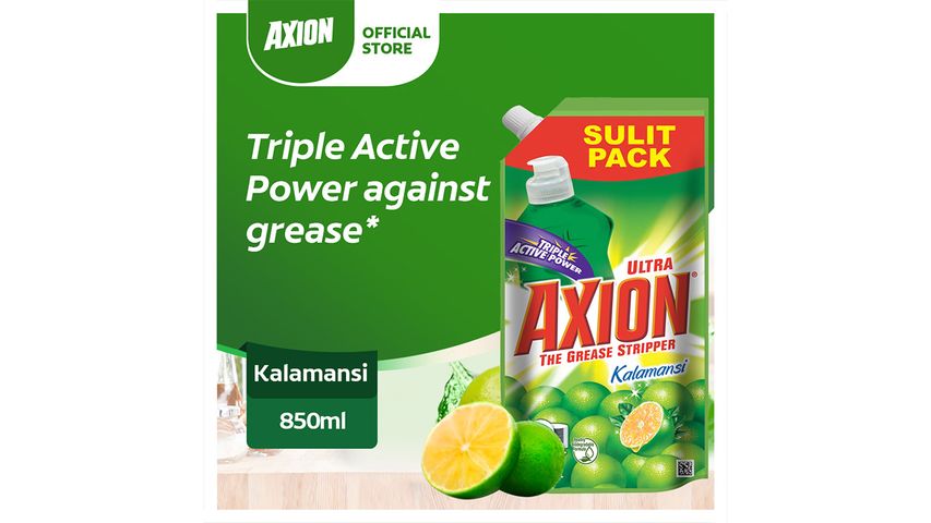 [24 hour Germ Kill] Axion Antibacterial Dishwashing Liquid Kalamansi ...