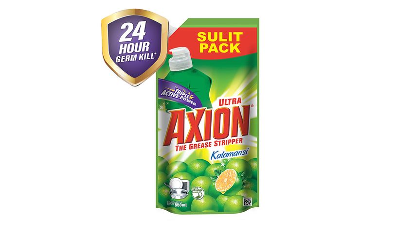 [24 hour Germ Kill] Axion Antibacterial Dishwashing Liquid Kalamansi ...