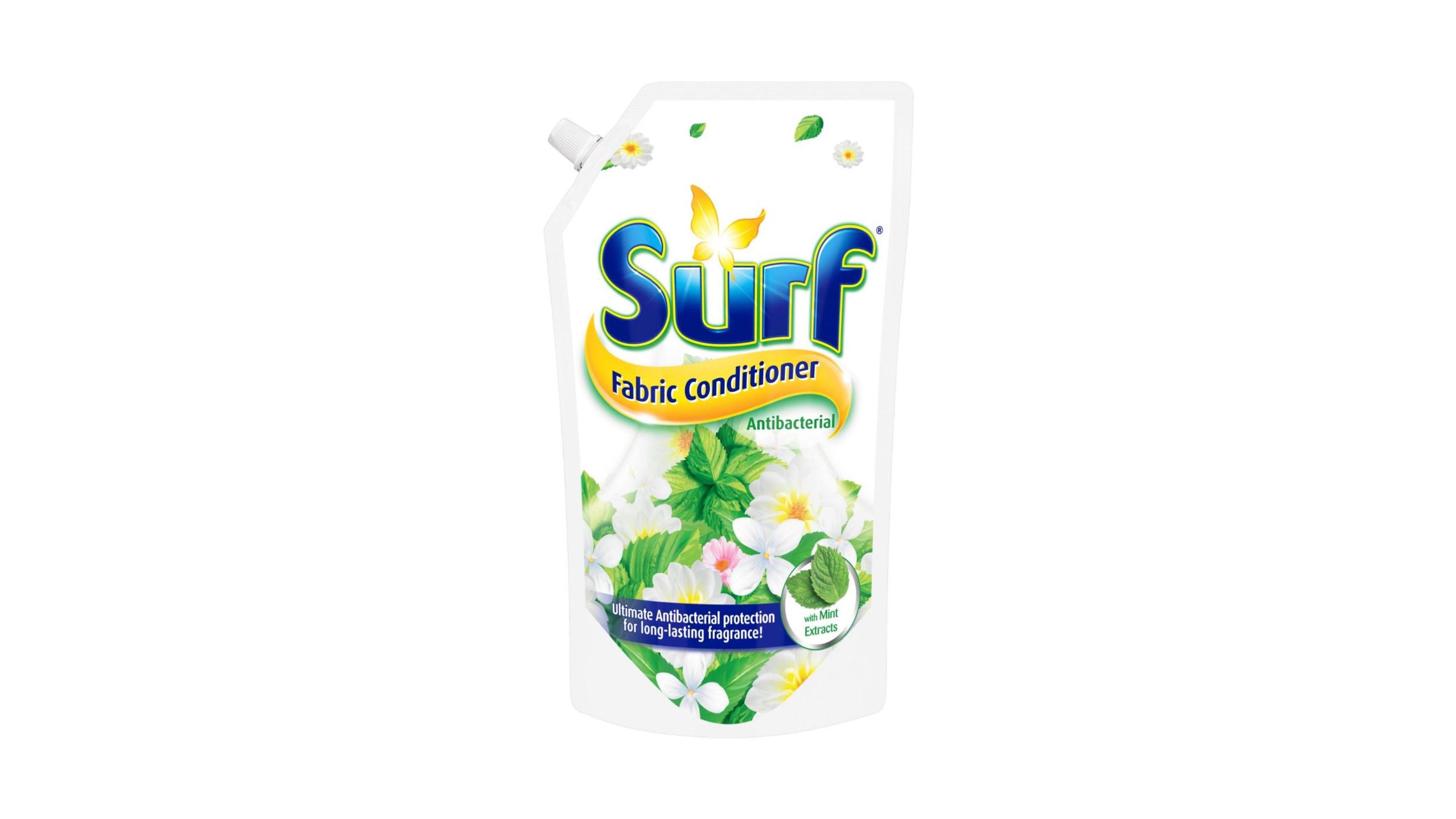 Surf Fabric Conditioner Antibacterial with Mint Pouch 1480mL delivery ...