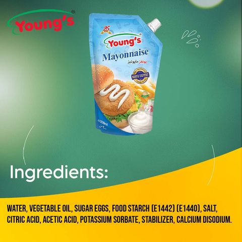 Youngs Mayonnaise Pouch 200ml delivery near you | foodpanda Pakistan