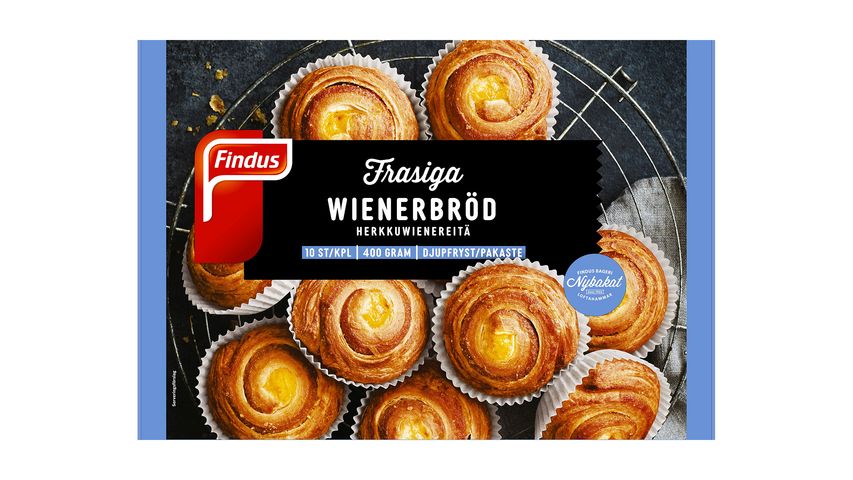 Findus Frasiga Wienerbröd 400g - Köp online - foodora.se