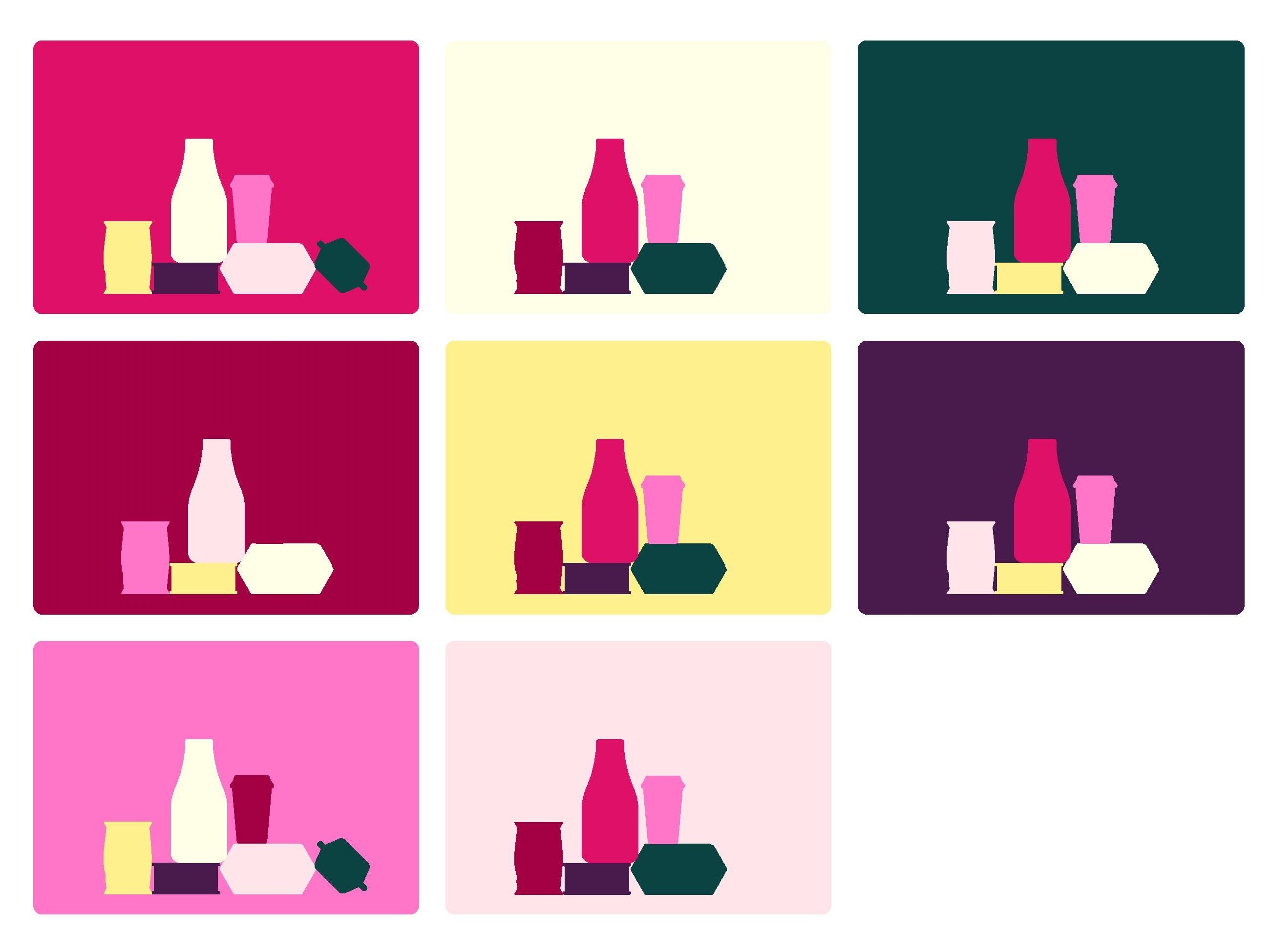 foodora hivatalos logó variációi