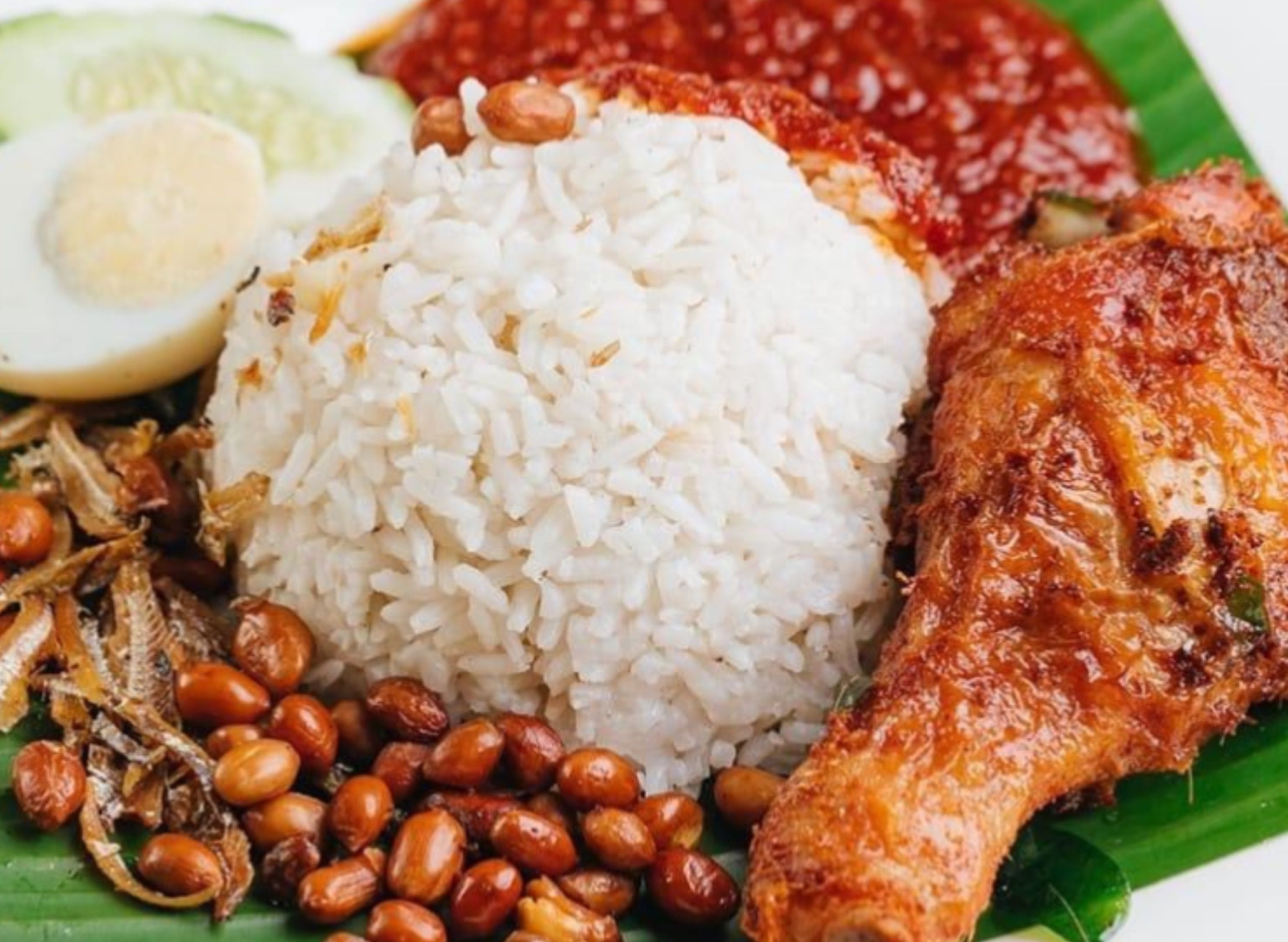 Nasi Lemak Ayam Masak Merah Uptown Nasi Lemak What's Lunch On A