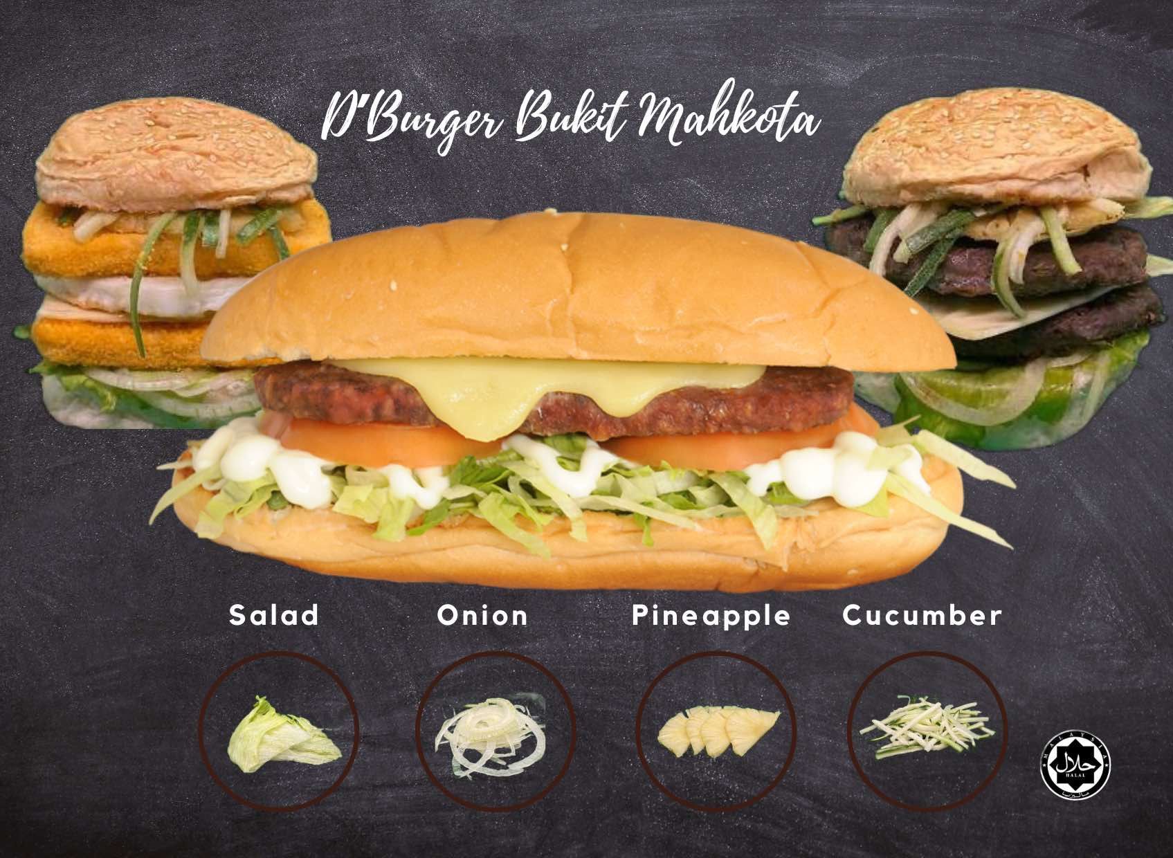 D'Burger Bukit Mahkota menu and delivery in Kajang | foodpanda