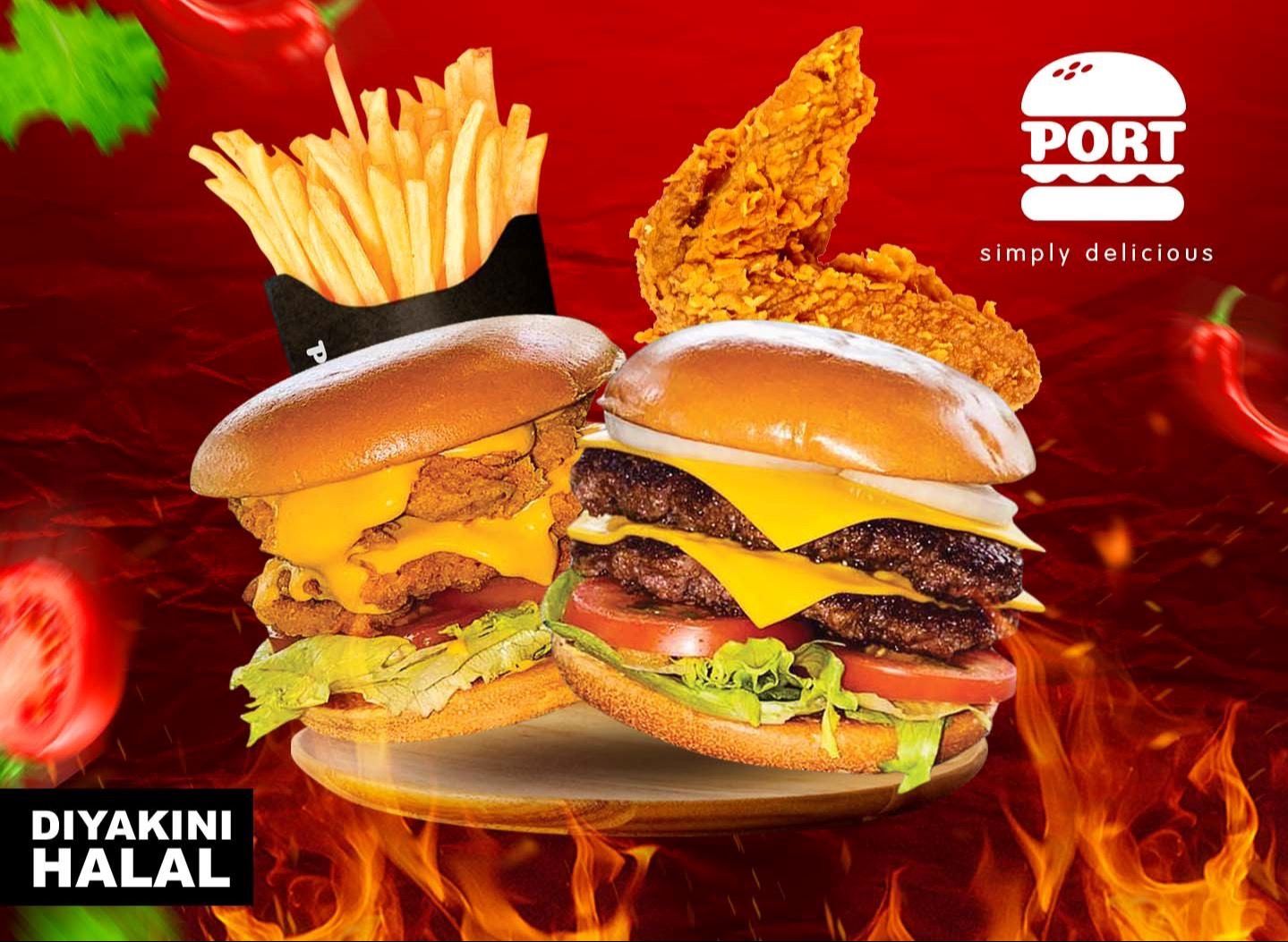 PORT BURGER menu and delivery in Ulu Tiram | foodpanda