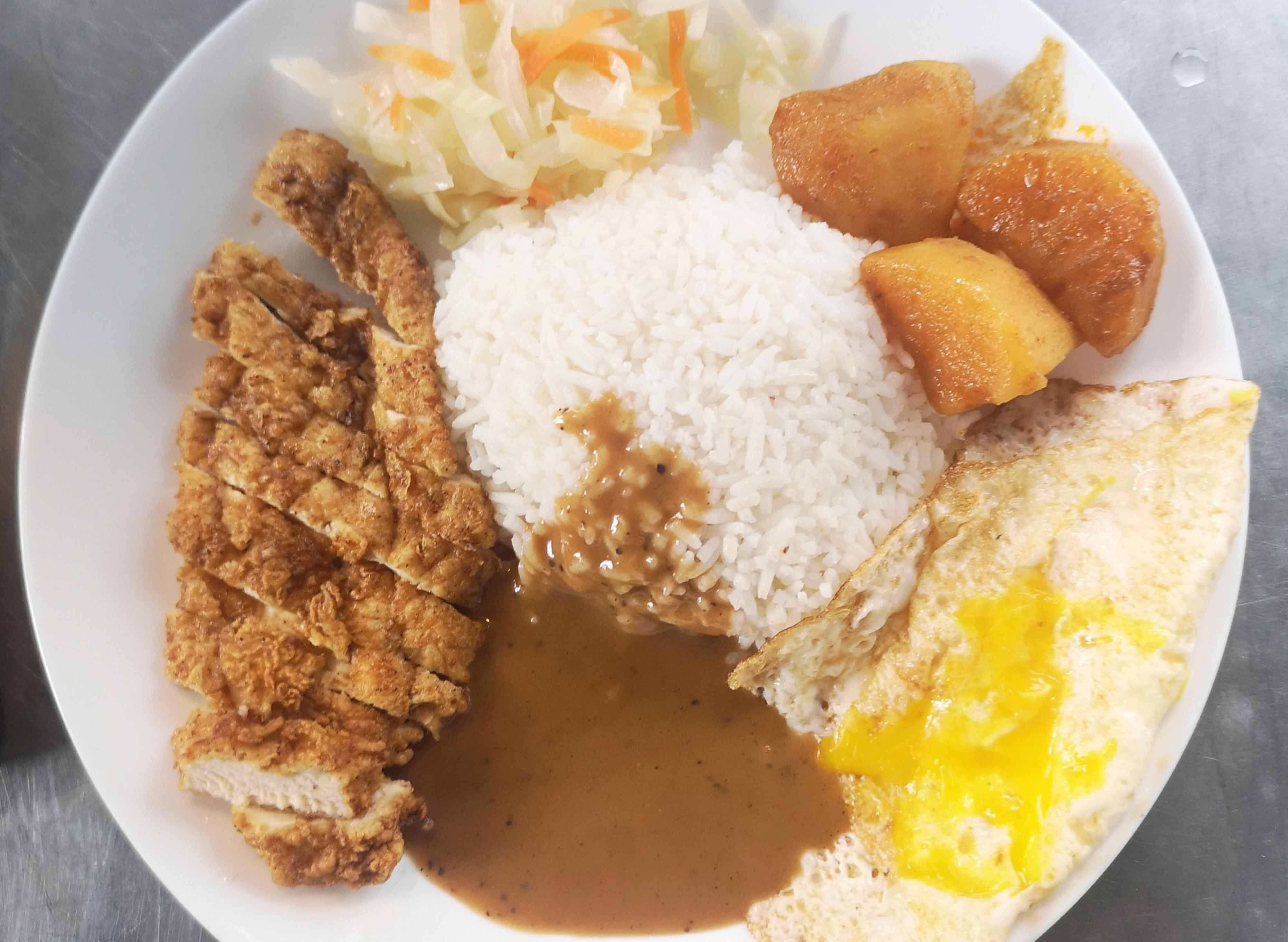 Spicy chicken chop rice menu and delivery in Bukit Mertajam | foodpanda