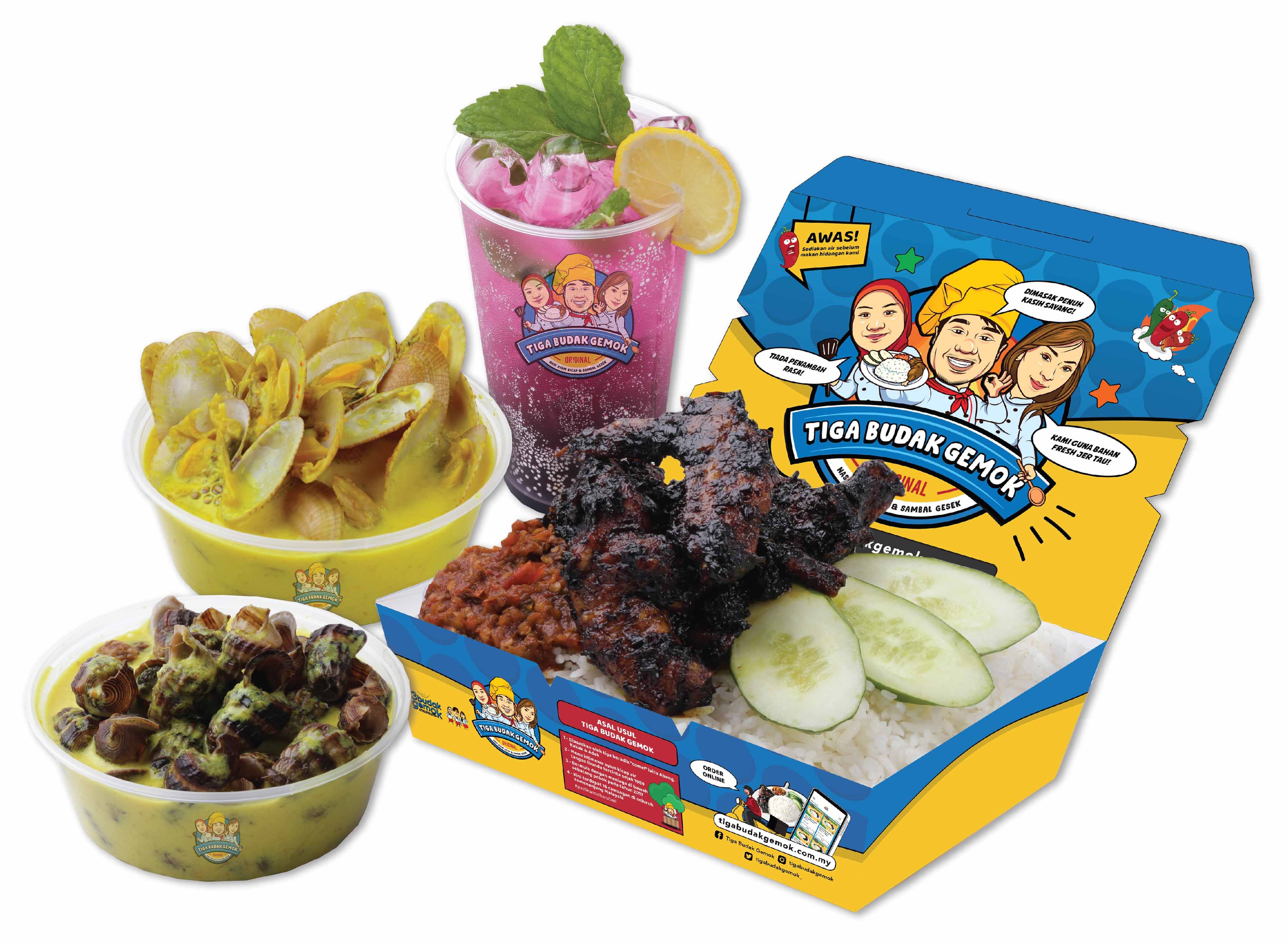 Tiga Budak Gemok - Plaza Mahkota Melaka menu and delivery in Melaka ...