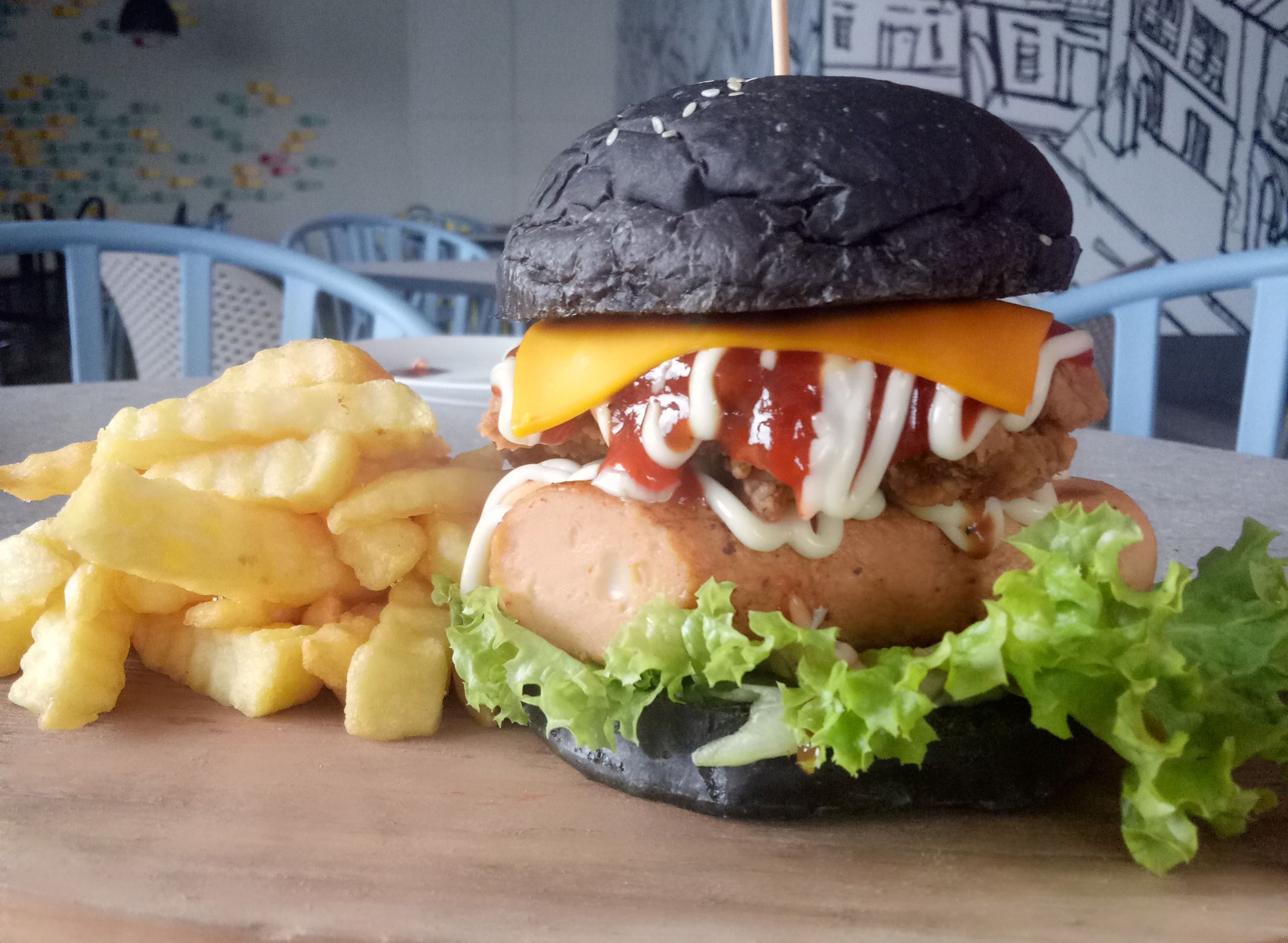 Burger Ayam Goreng Njoy菜单 | foodpanda Bayan Lepas美食外卖