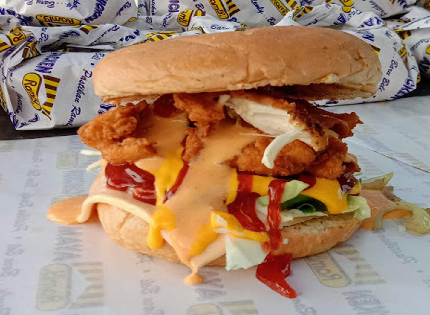 BURGER LELEH VIRAL | Food Delivery from foodpanda