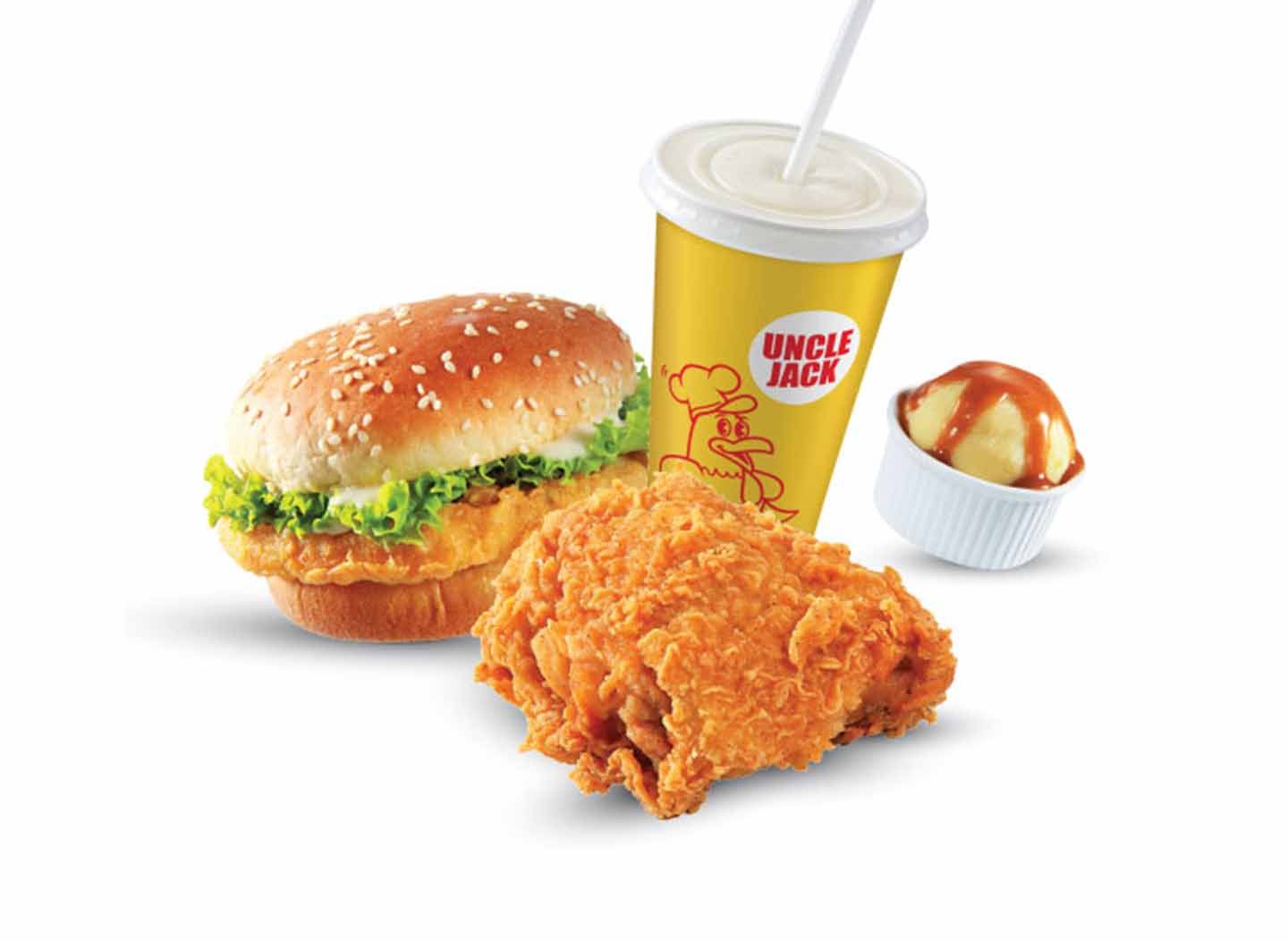 Uncle Jack Fried Chicken Logo Menu Rahmah Kasih Sayang Uncle Jack