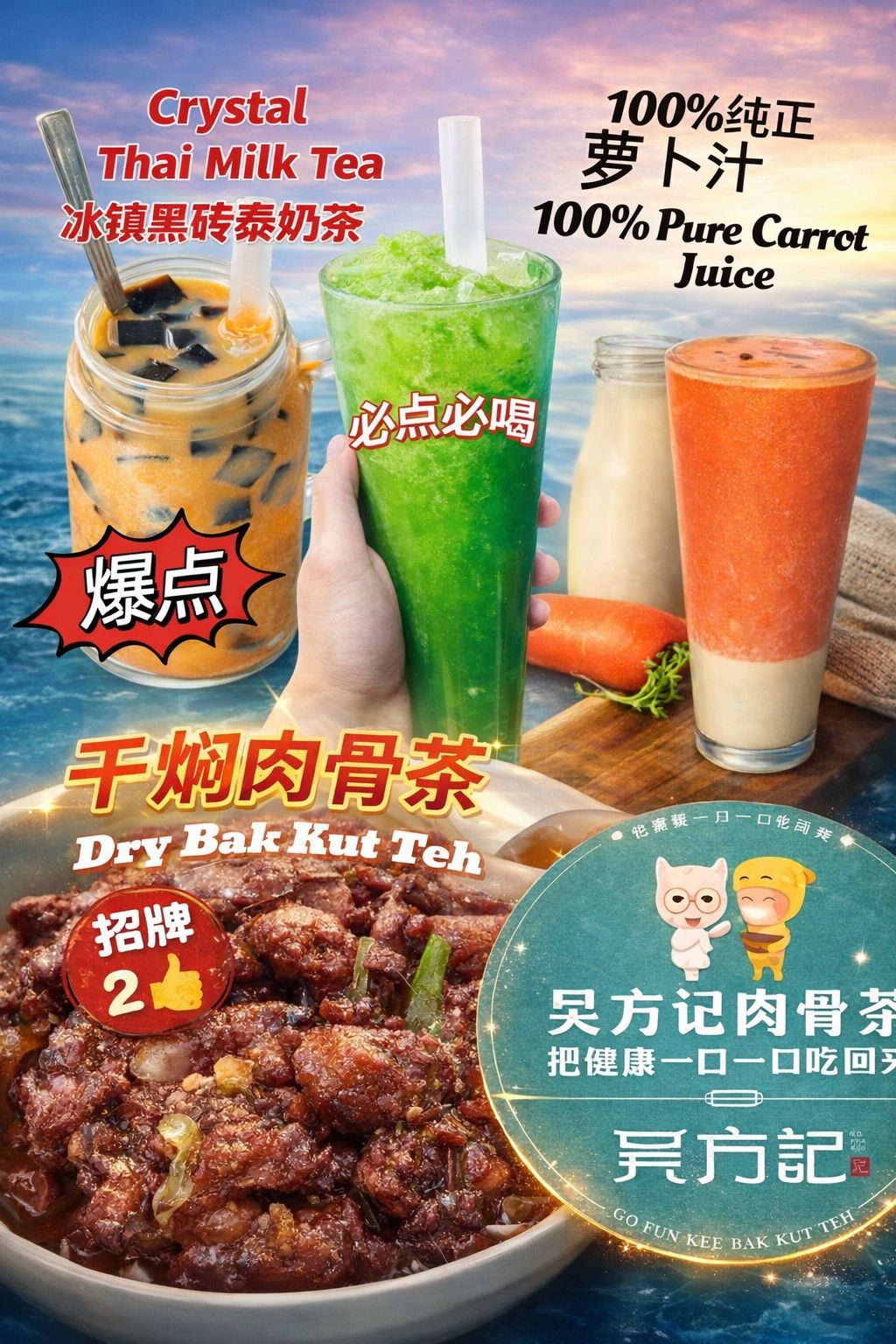 吴方记肉骨茶 Go Fun Kee Bak Kut Teh (Sibu) Menu, Price & Delivery in Sibu ...