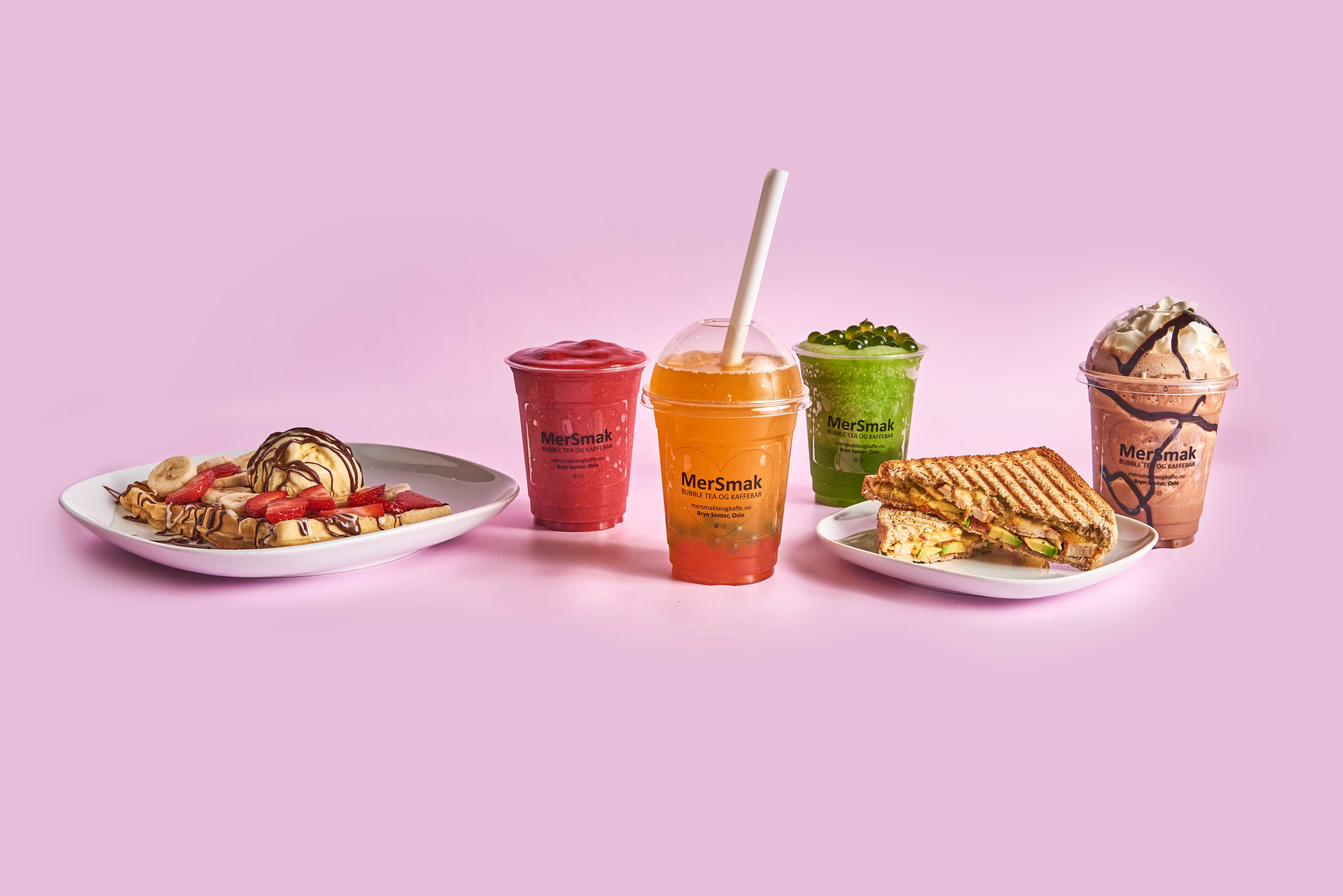 Take away fra MerSmak Bubble Tea & Kaffebar i Oslo med foodora-levering ...